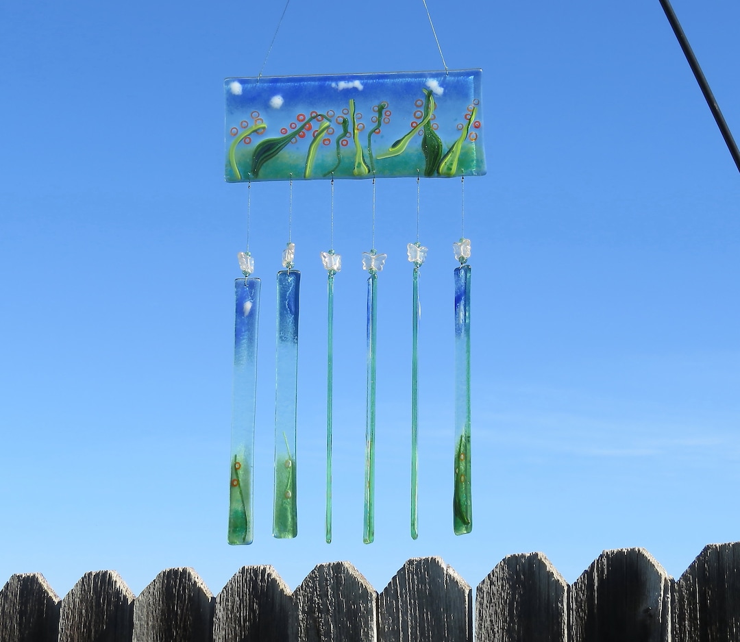 This Beautiful Wind Chime Will Add Color to Any Area of Your Yard or ...
