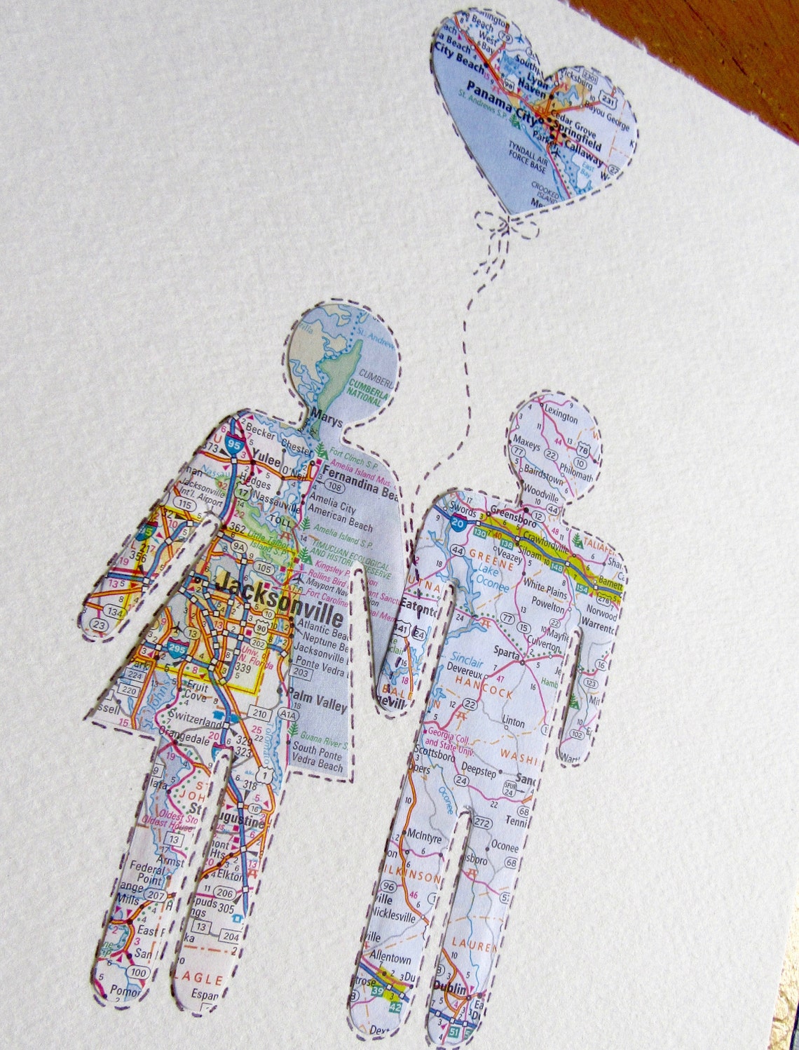 1 Year Together Gift One Year Anniversary Gift Paper - Etsy