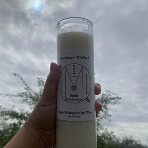 Archangel Michael Soy Candle Protection Courage Faith New Beginnings ...