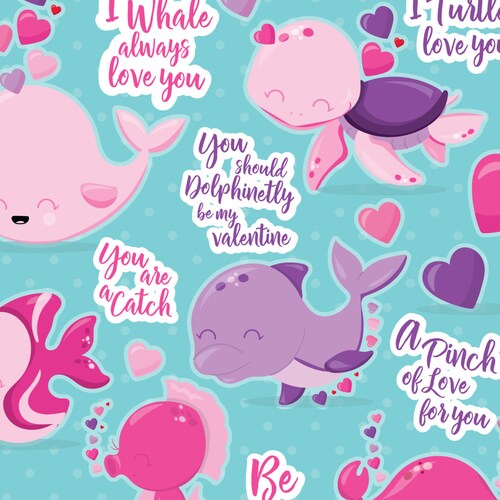 Valentine Kawaii Hearts Clipart Commercial Use Vector - Etsy