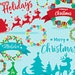 Christmas Clipart Commercial Use, Christmas Silhouette Clipart, Holiday ...