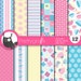Tea Party Digital Paper Commercial Use Scrapbook Patterns - Etsy