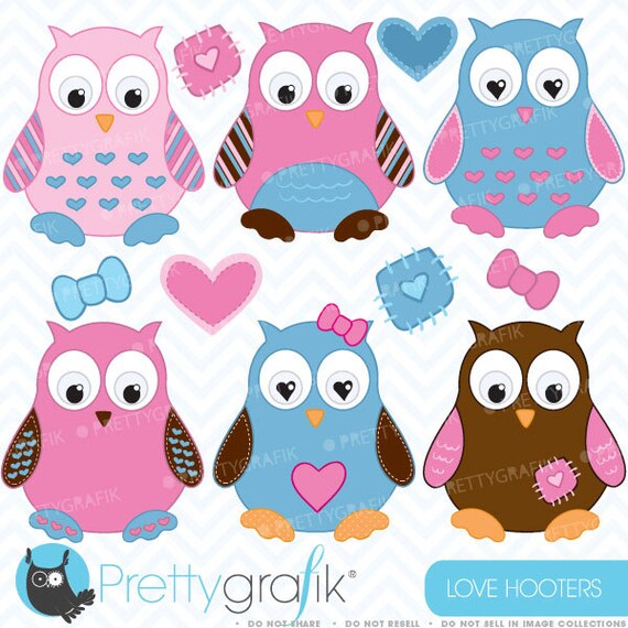 Owl Clipart Commercial Use Vector Graphics Digital Clip Art - Etsy