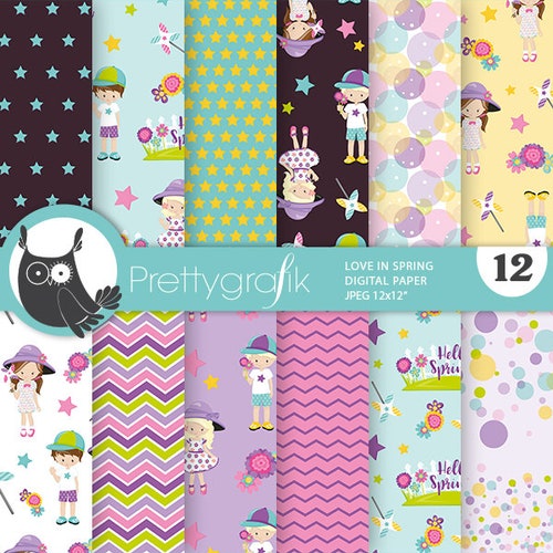 Busy Bee Digital Paper Commercial Use Scrapbook Patterns - Etsy