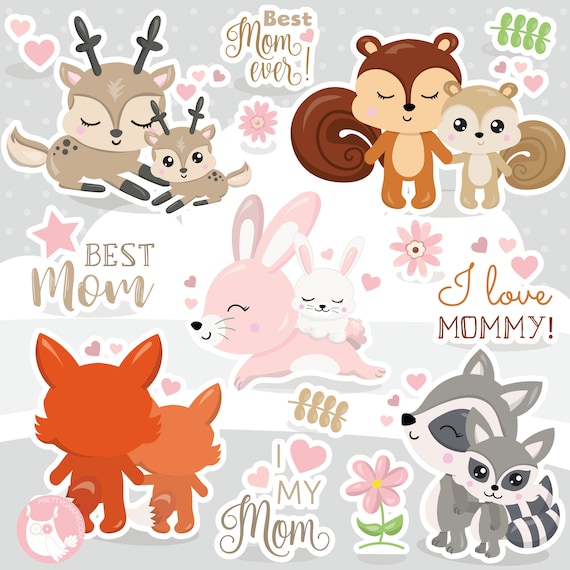 Happy Mother's Day, clipart, clipart commercial use, vector graphics ...