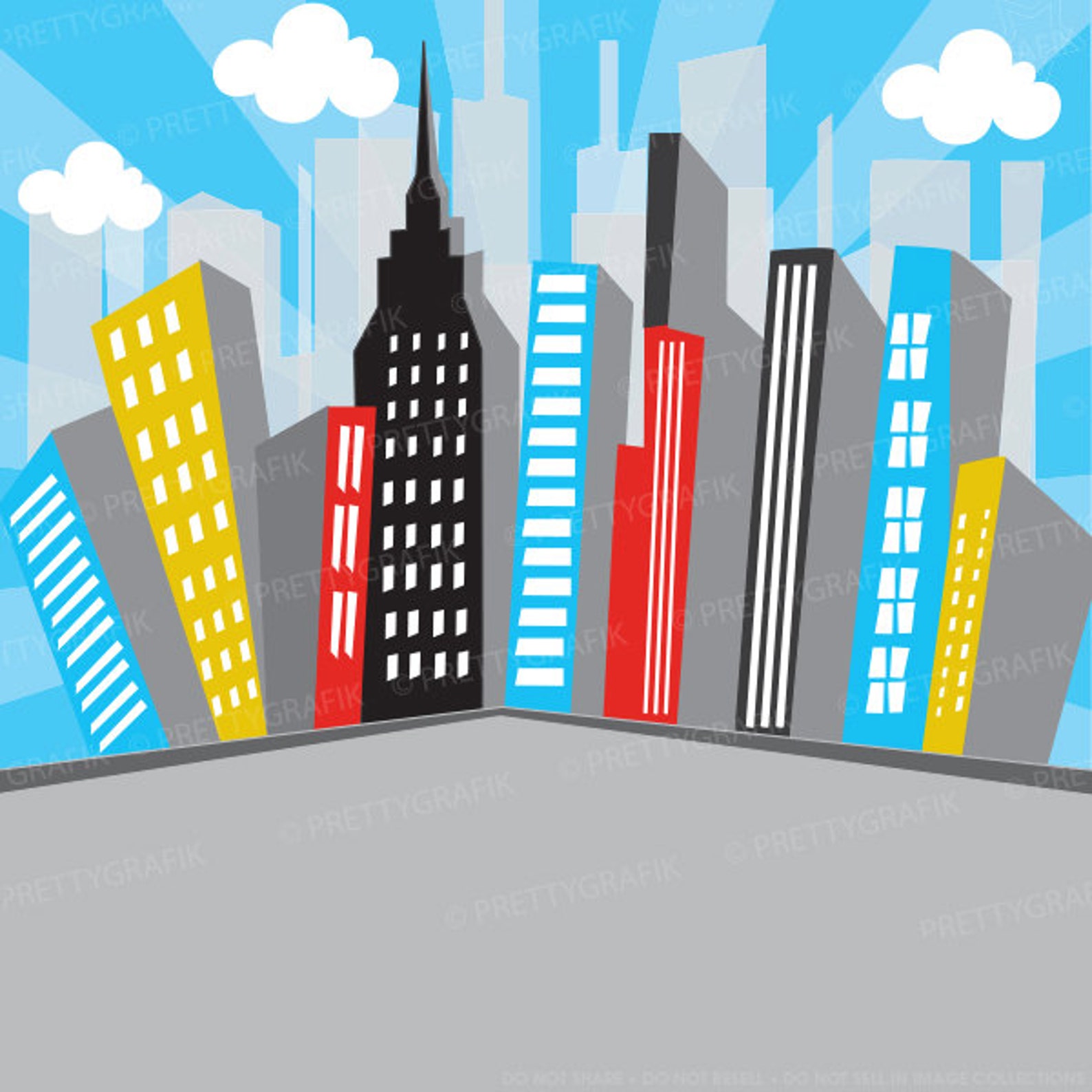 Superhero Girls Clipart Commercial Use Superhero Kids Vector - Etsy