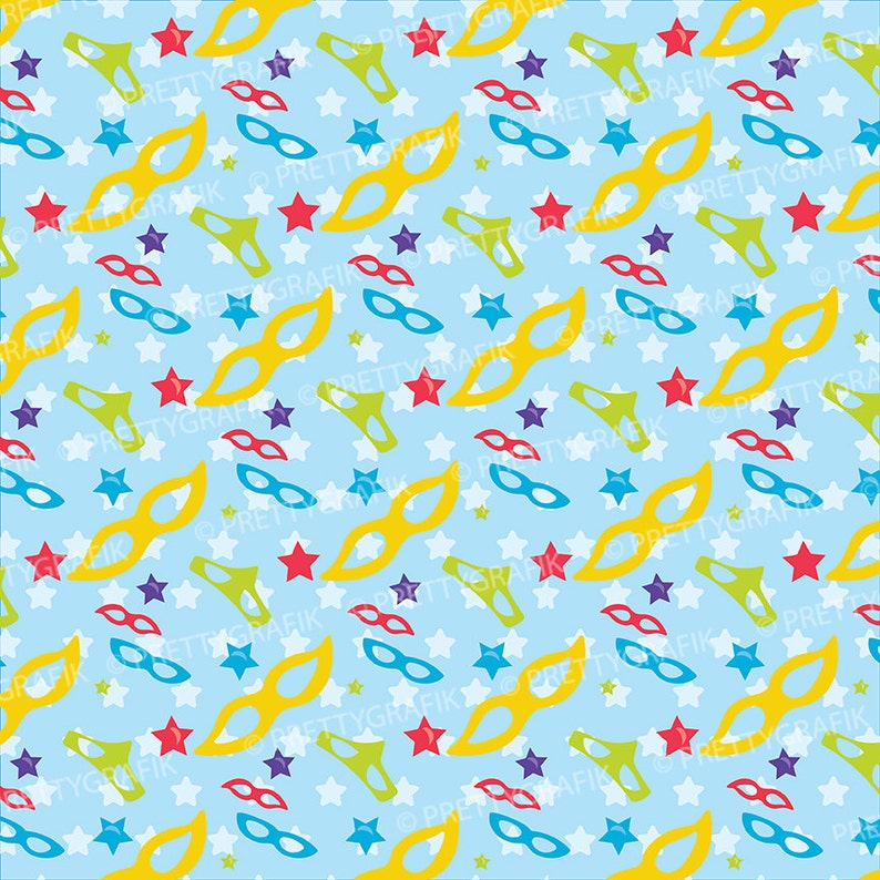 Superhero Girls Digital Paper Commercial Use Scrapbook - Etsy