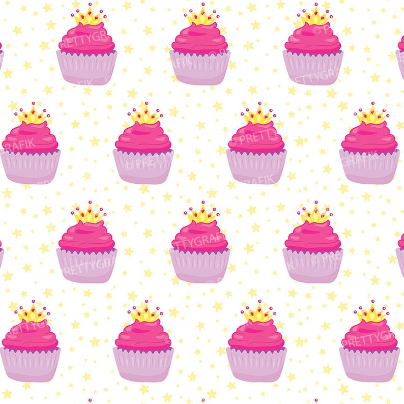 Princess Digital Paper Commercial Use Scrapbook Patterns - Etsy