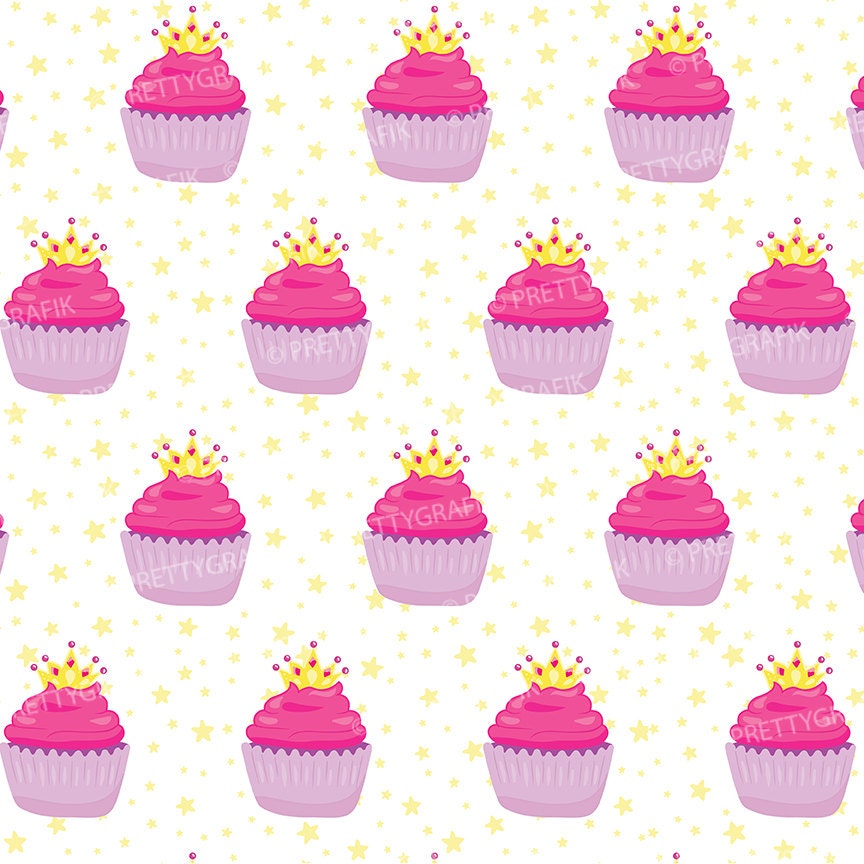 Princess Digital Paper Commercial Use Scrapbook Patterns - Etsy