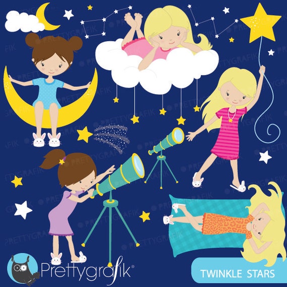 star gazing astronomy clipart commercial use, vector graphics, digital ...