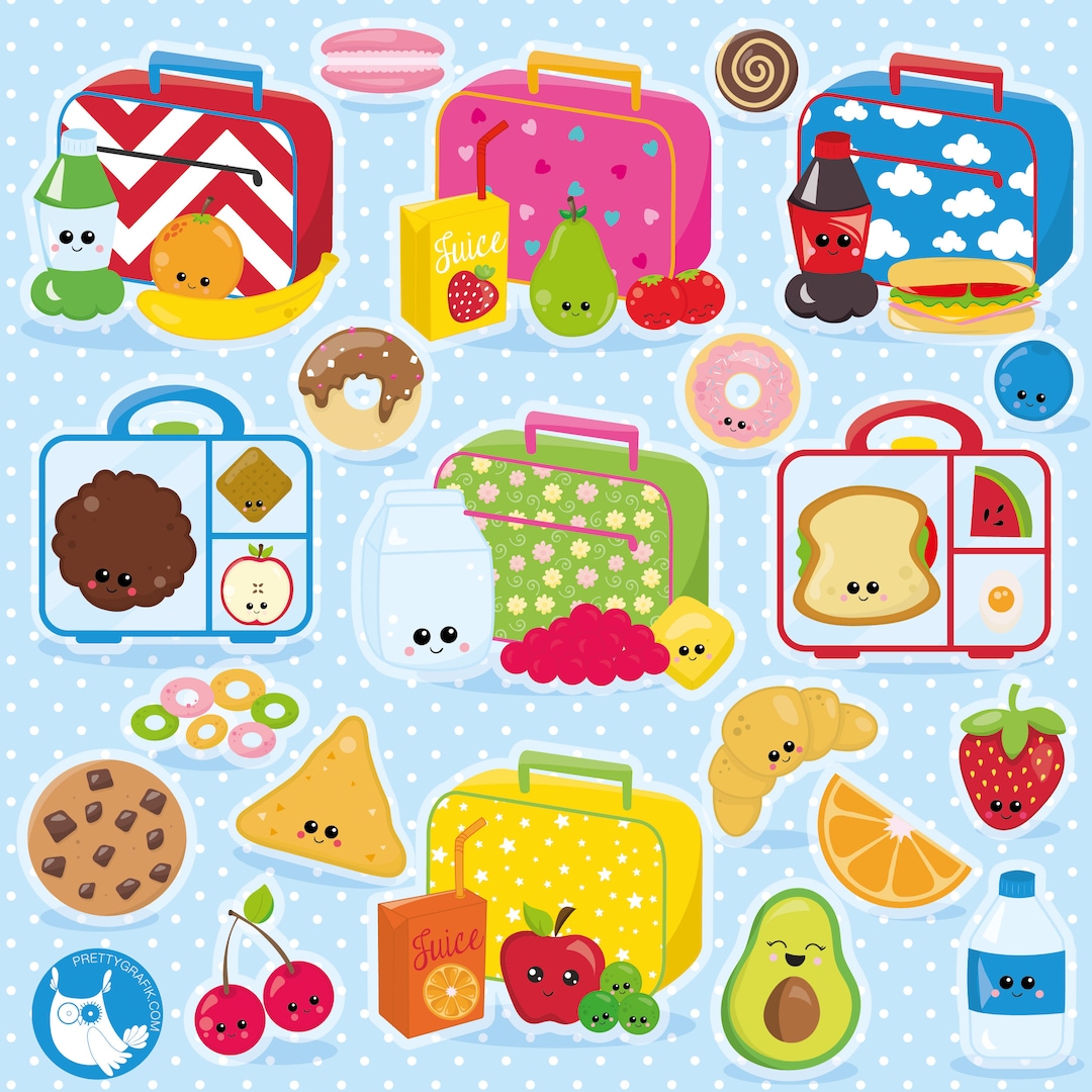Lunch Box, Clipart, Clipart Commercial Use, Vector Graphics, Clip Art ...