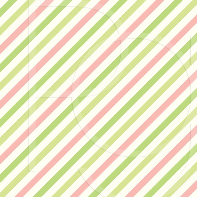 Pastel Stripes Digital Paper Commercial Use Scrapbook - Etsy