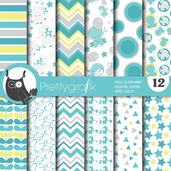 Primary Colors Baby Shower Paper Goods