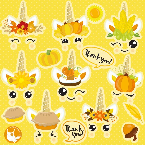 Thanksgiving Unicorn - Etsy