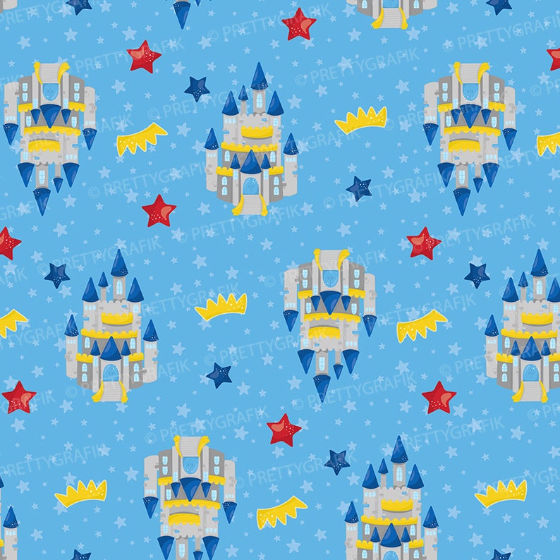 Fairytale Prince Digital Paper Commercial Use Scrapbook - Etsy