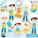 Baking Boys Clipart Commercial Use, Vector Graphics, Digital Clip Art ...