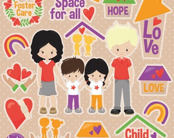 Foster Care Clipart - Etsy