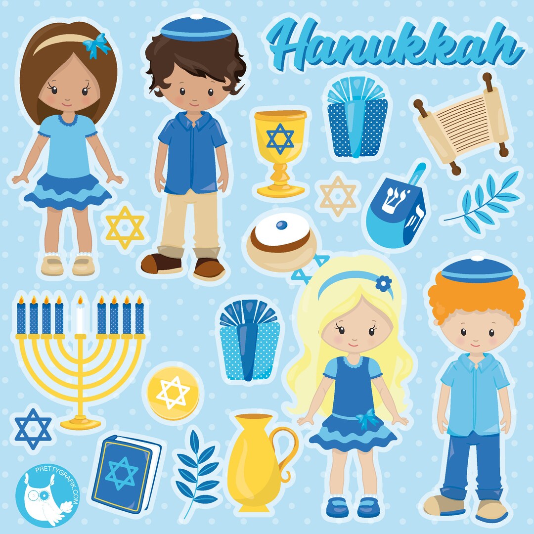 Hanukkah, Clipart, Clipart Commercial Use, Vector Graphics, Clip Art ...