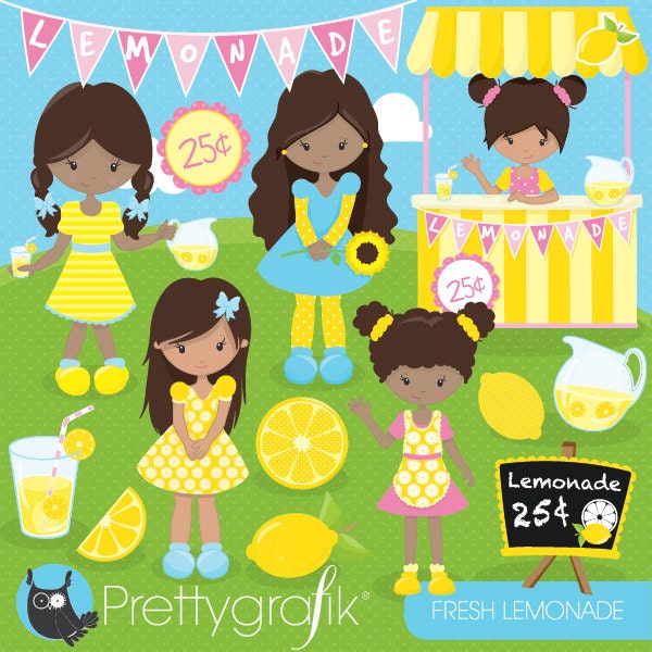 Lemonade Clipart - Etsy