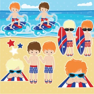 Independence Day Clipart, 4th of July, Commercial Use Vector Graphics ...