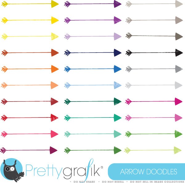 Arrows Clipart Commercial Use Vector Graphics Digital Clip - Etsy