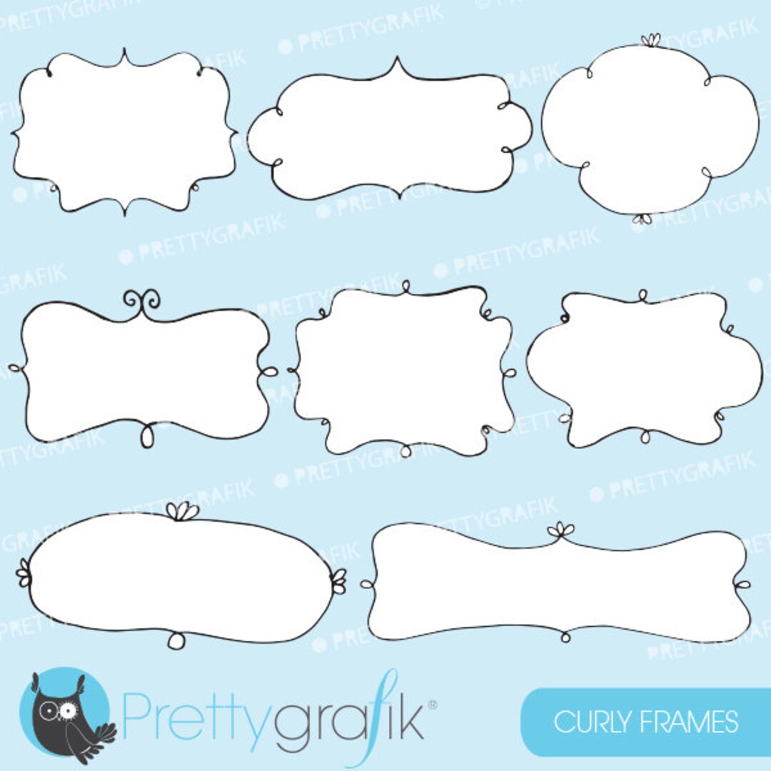 Label Frames Clipart Commercial Use, Vector Graphics, Digital Clip Art ...