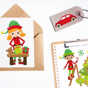 Elf Workshop, Clipart, Clipart Commercial Use, Vector Graphics, Clip ...