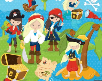 Pirate Clipart Digital Graphics for Commercial Use - Etsy