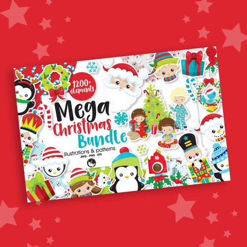 Christmas Morning Clipart Commercial Use Vector Graphics - Etsy