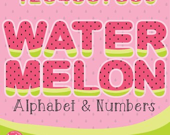 Watermelon Clip Art - Etsy