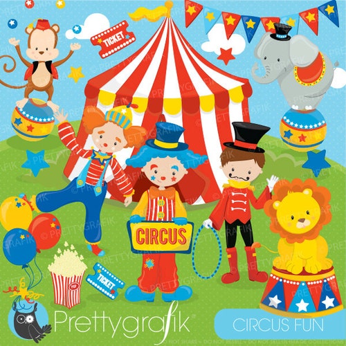 Circus Clip Art Images Circus Clipart Circus Vector Royalty - Etsy