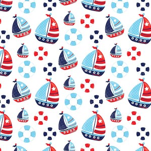 Nautical Paper Digital Patterns, Commercial Use, Scrapbook Papers ...