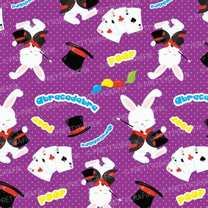 Magician Digital Paper, Commercial Use, Scrapbook Patterns, Background ...