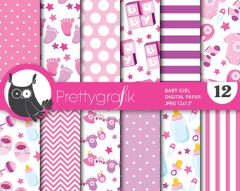 Baby Girl Papers | Etsy