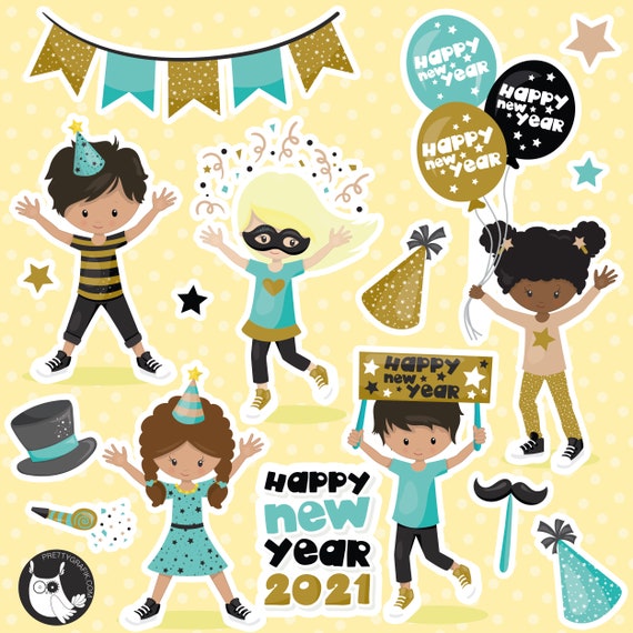 New Years Party, clipart, clipart commercial use, vector graphics, clip ...