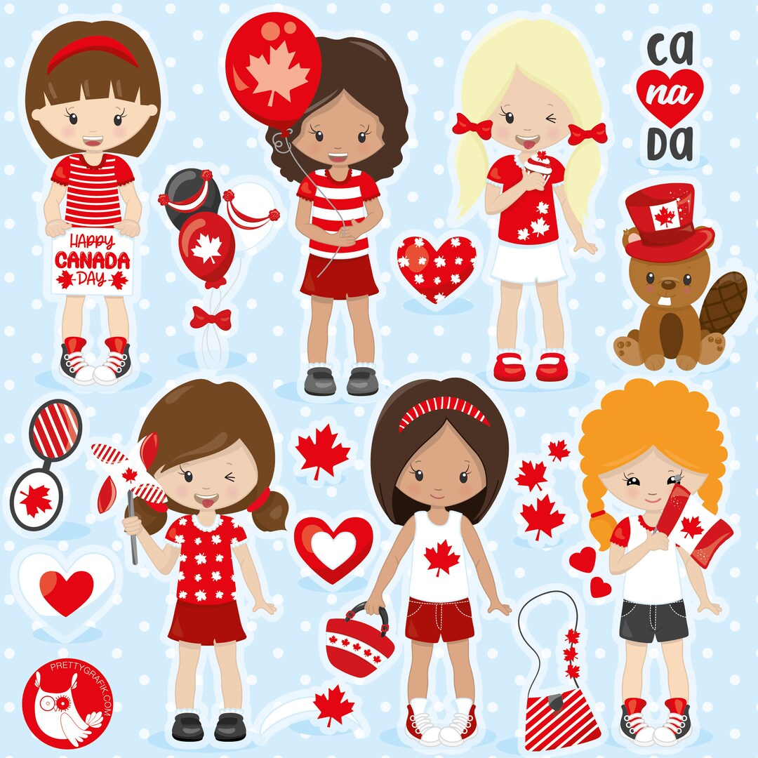 Canada Day Fashion, Clipart, Clipart Commercial Use, Vector Graphics ...