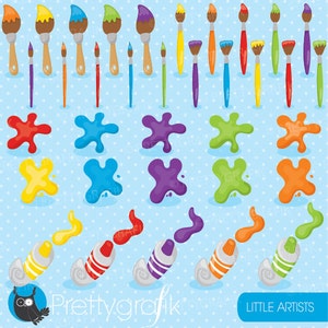 Little Artists Clipart Commercial Use, Clipart Season Vector Graphics ...