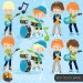 Rock Star Boys Clipart Commercial Use, Vector Graphics, Digital Clip ...