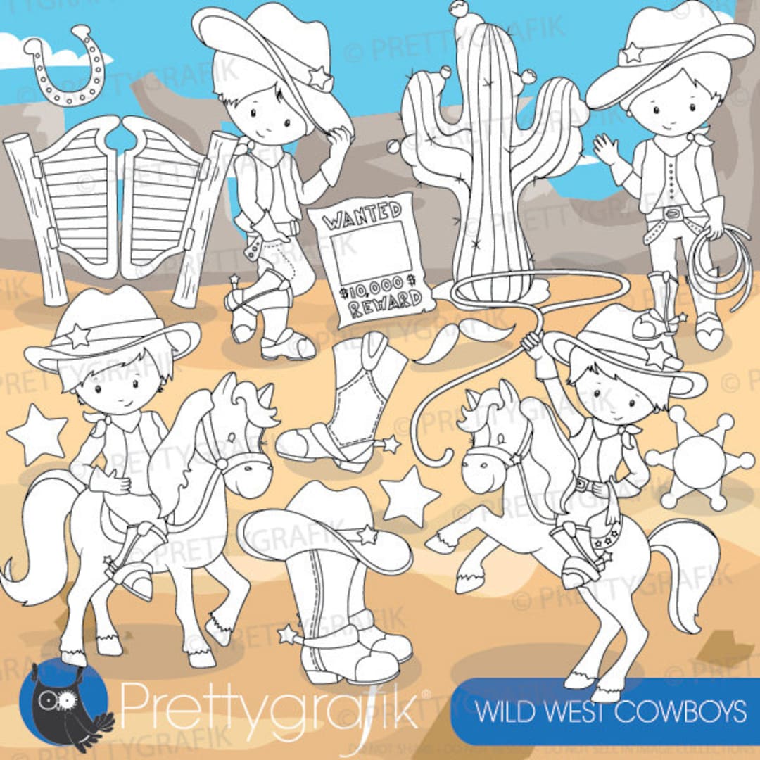 Cowboys Digital Stamp Commercial Use, Vector Graphics, Digital Stamp ...