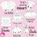 Kawaii Bunny Rabbits Clipart, Clipart Commercial Use, Vector Graphics ...