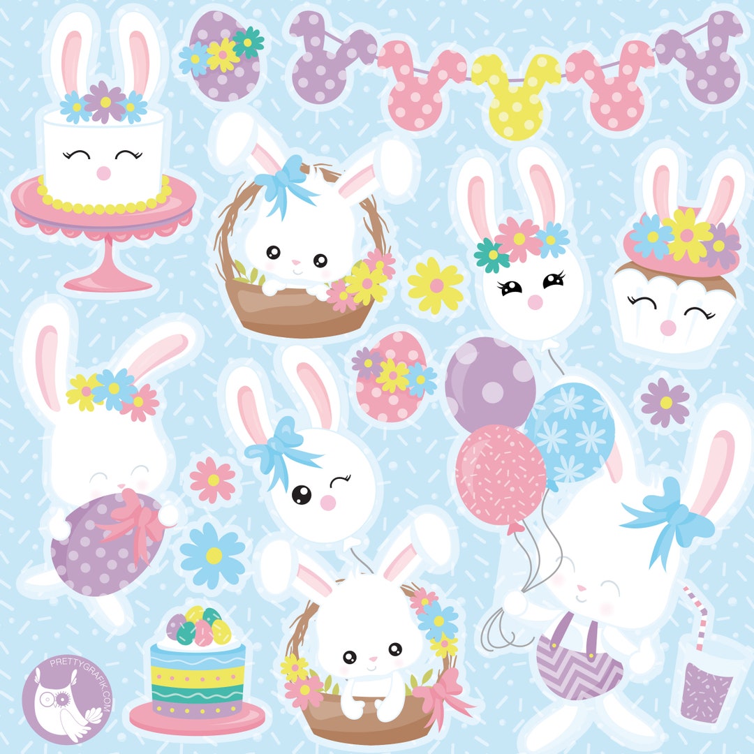 Easter Party, Clipart, Clipart Commercial Use, Vector Graphics, Clip ...