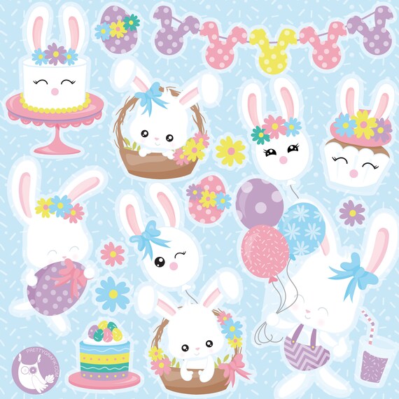 Easter Party, clipart, clipart commercial use, vector graphics, clip ...