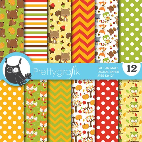 Monster Digital Paper Commercial Use Scrapbook Papers - Etsy