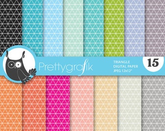 Geometric Digital Paper Geometric Scrapbook Paper Black and - Etsy