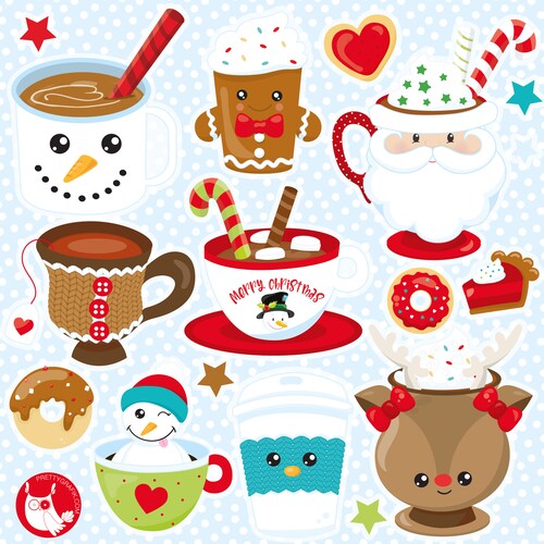 Christmas Trees Clipart Clipart Commercial Use Vector - Etsy