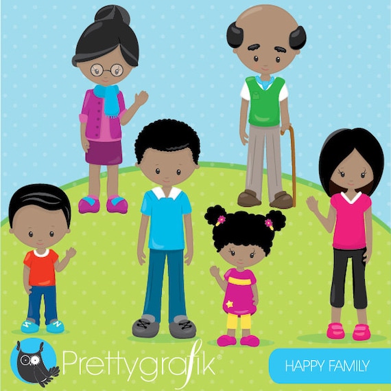 Multicultural Family Clipart Images