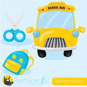 Monster School Clipart, Clipart Commercial Use, Vector Graphics ...
