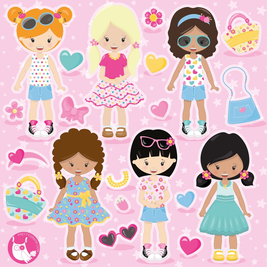 Spring Fashion, Clipart, Clipart Commercial Use, Vector Graphics, Clip ...