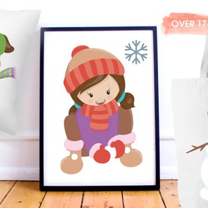 Winter Fun, Clipart, Clipart Commercial Use, Vector Graphics, Clip Art ...