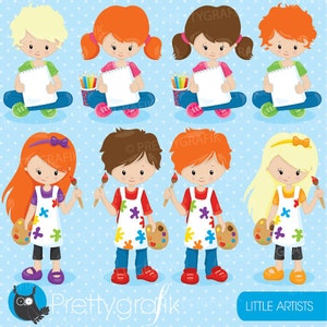 Little Artists Clipart Commercial Use, Clipart Season Vector Graphics ...